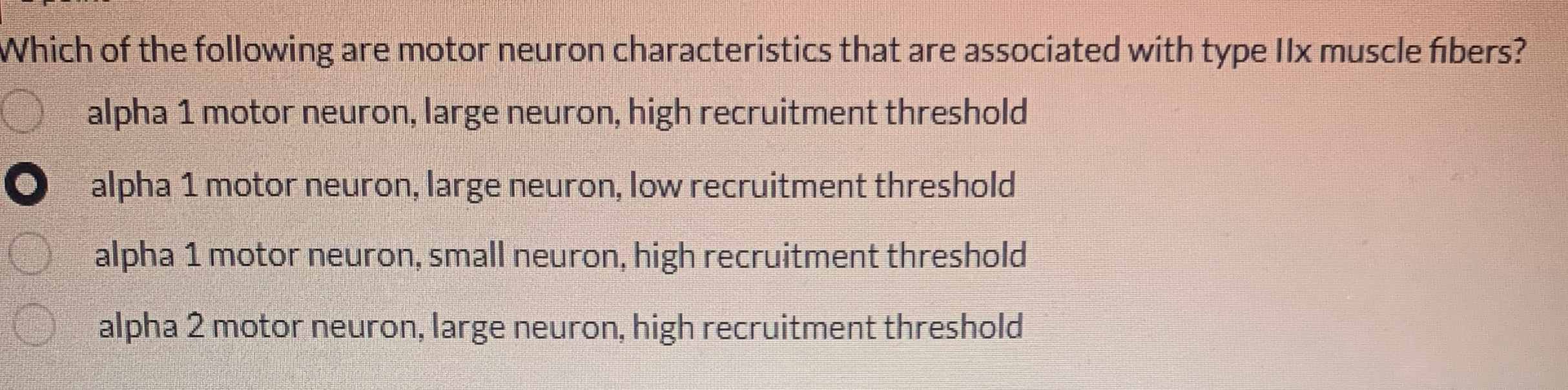 Solved Which of the following are motor neuron | Chegg.com