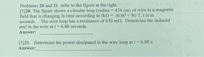 Solved Problems 20 and 21 refer to the figure at the right. | Chegg.com