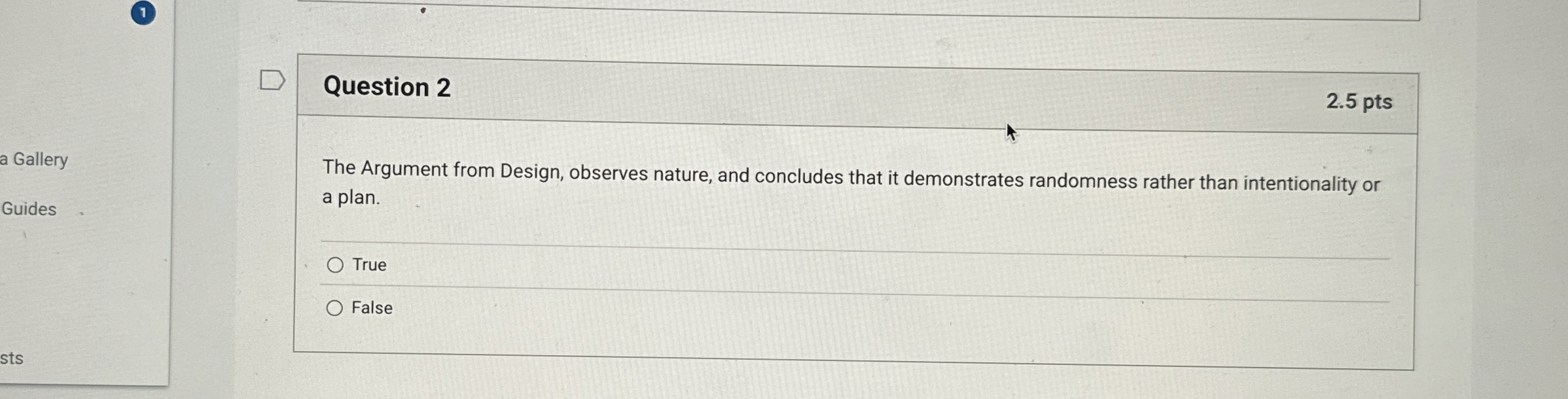 Solved How to solve Question 22.5 ﻿ptsThe Argument from | Chegg.com