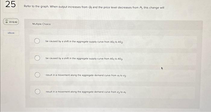 Solved Refer to the graph. When output increases from Q1 and | Chegg.com