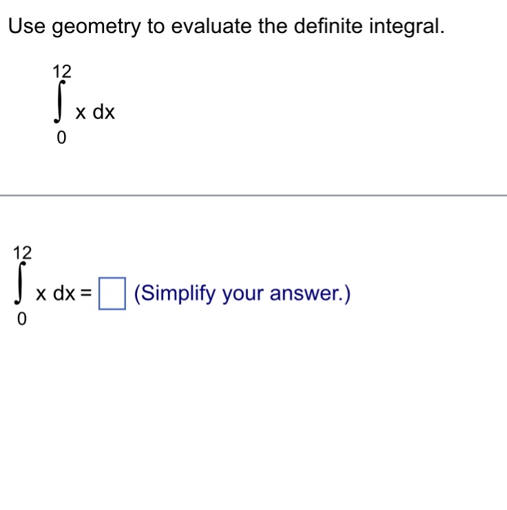 Solved Use geometry to evaluate the definite | Chegg.com