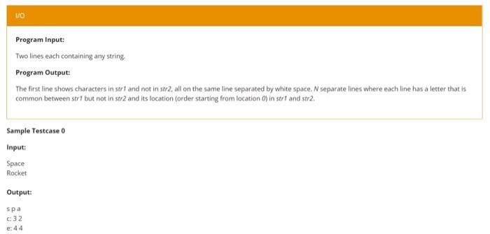 HW3-A- Strings and for loop Write a program that | Chegg.com