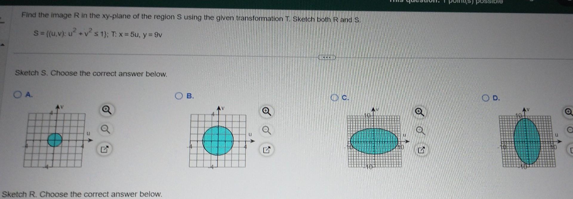 Solved Find the image R in the xy-plane of the region S | Chegg.com