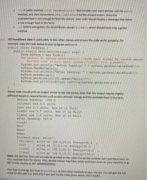 Solved In this part, you are required to create classes that | Chegg.com