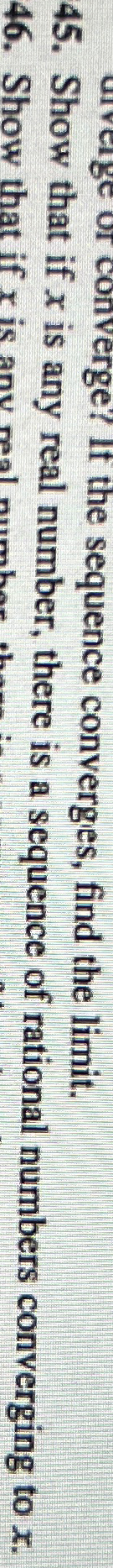 Solved Show that if x ﻿is any real number, there is a | Chegg.com
