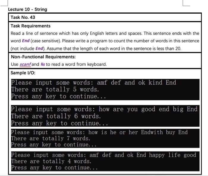 Solved Use C To Write Pelles C New Learner For