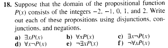 Solved Suppose that the domain of ﻿the propositional | Chegg.com