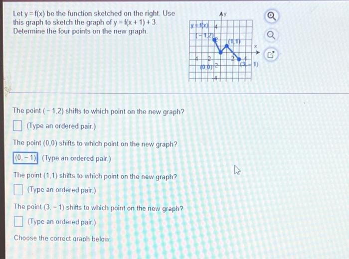 Solved Let y=f(x) be the function sketched on the right Use | Chegg.com