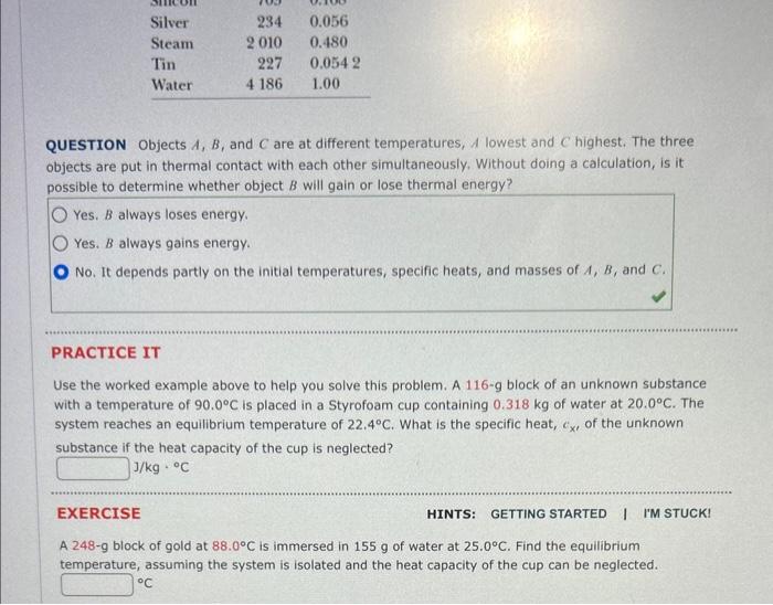Solved QUESTION Objects A,B, and C are at different | Chegg.com