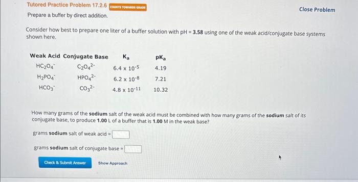 Solved Tutored Practice Problem 17.2.6 Close Probler Prepare | Chegg.com