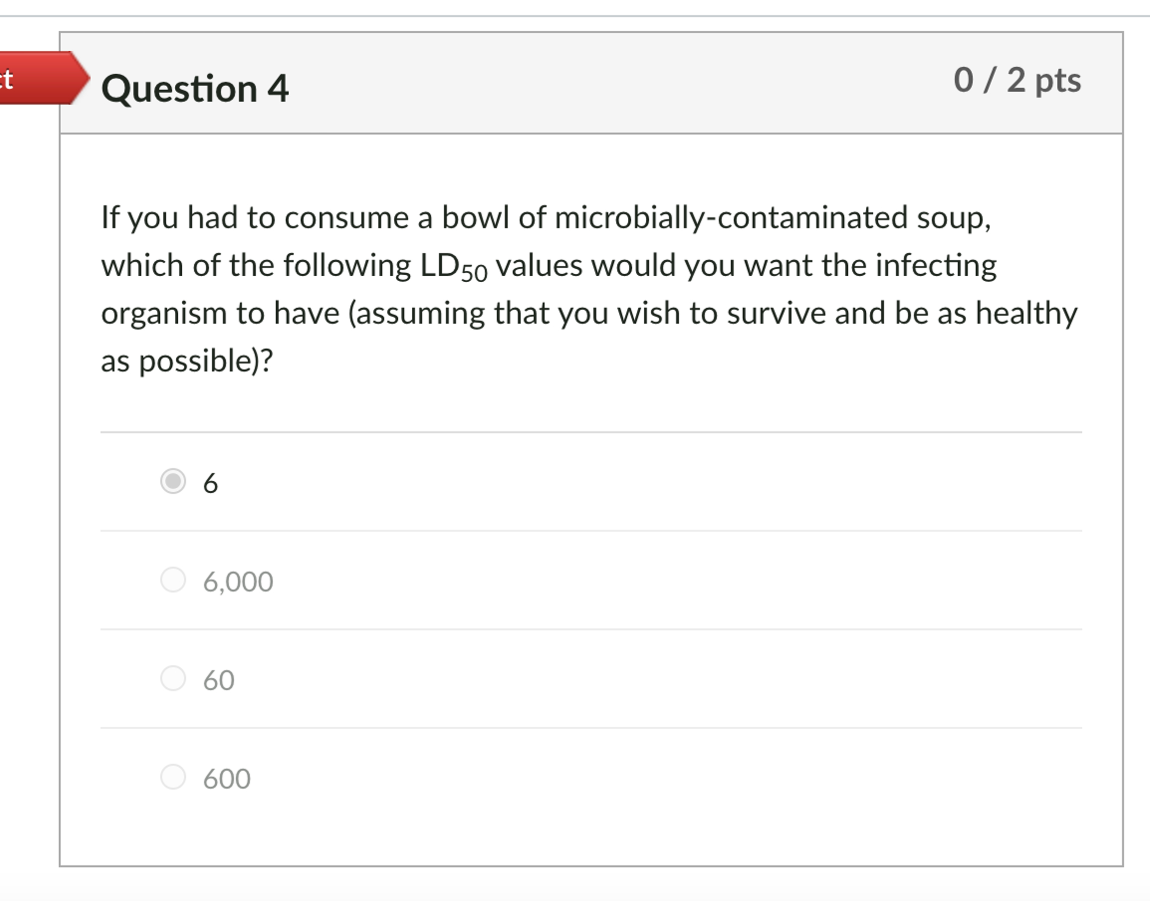 Solved Question 4If you had to consume a bowl of | Chegg.com