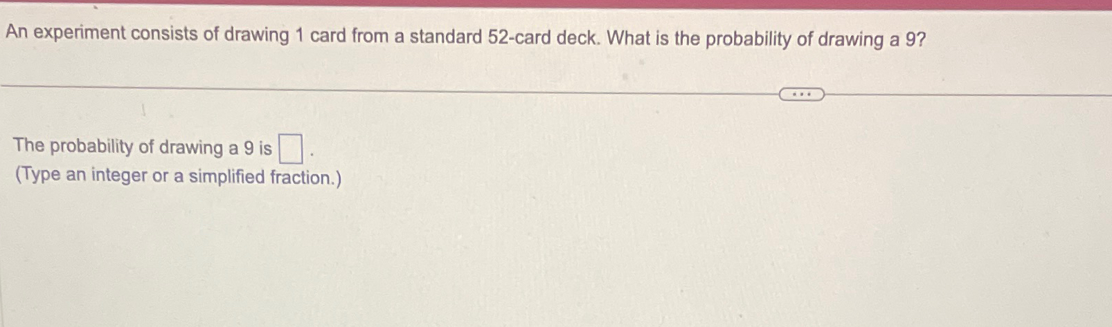 Solved An experiment consists of drawing 1 ﻿card from a | Chegg.com