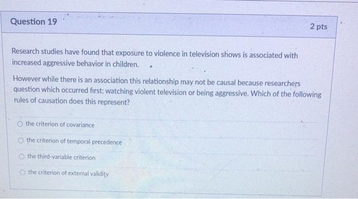 Solved Which is a good example of an association claim? "A | Chegg.com