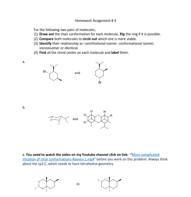 Solved Homework Assignment # 4For the following two pairs of | Chegg.com