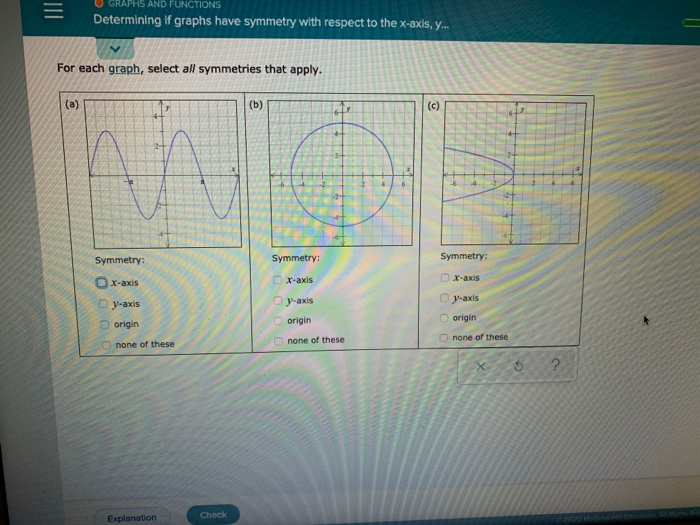 Solved Gratis And Functions Determining If Graphs Have