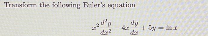 Solved Solve this asap please Thank you so much Transform | Chegg.com