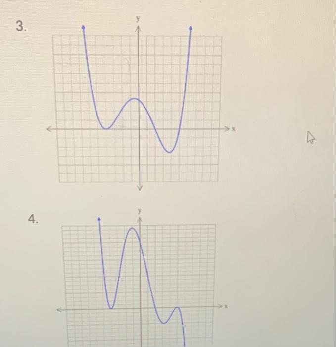 Question 10 (1 point) Match the graphs below to their | Chegg.com