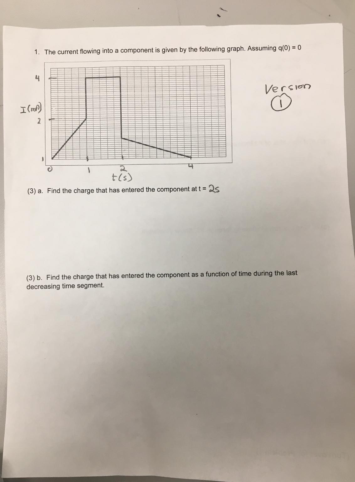 The current flowing into a component is given by the | Chegg.com