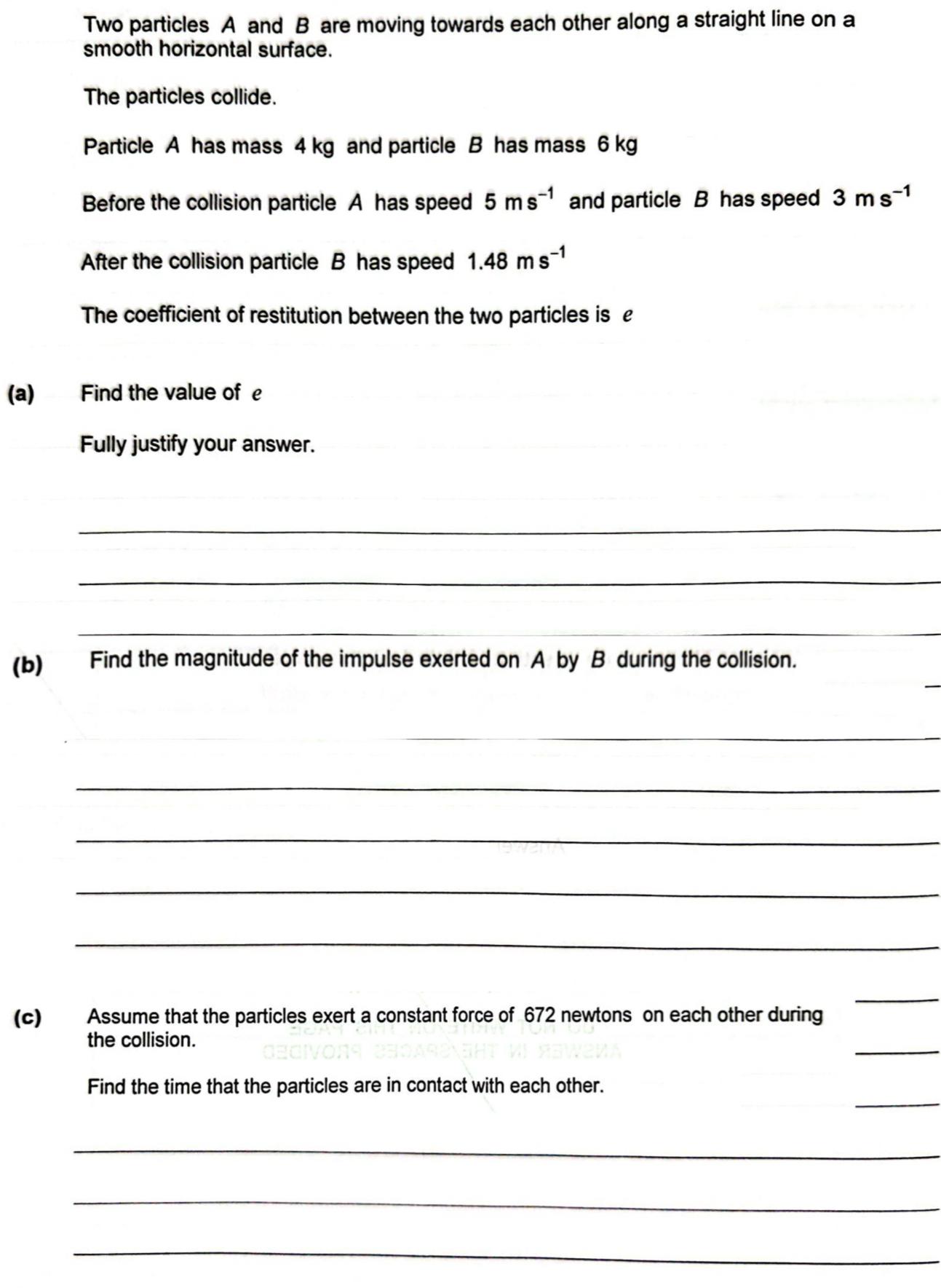 Solved Two particles A and B ﻿are moving towards each other | Chegg.com