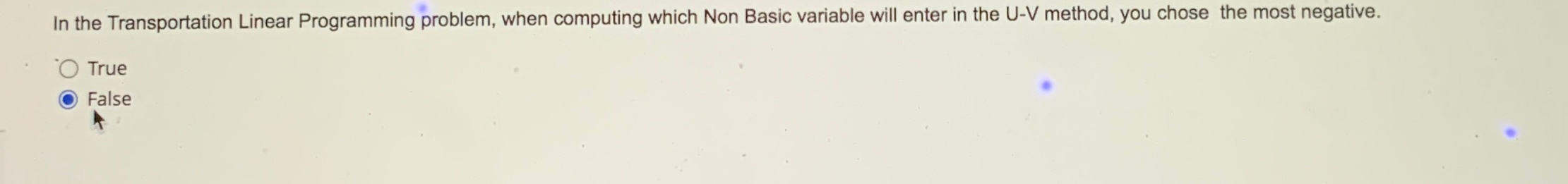 Solved In the Transportation Linear Programming problem, | Chegg.com