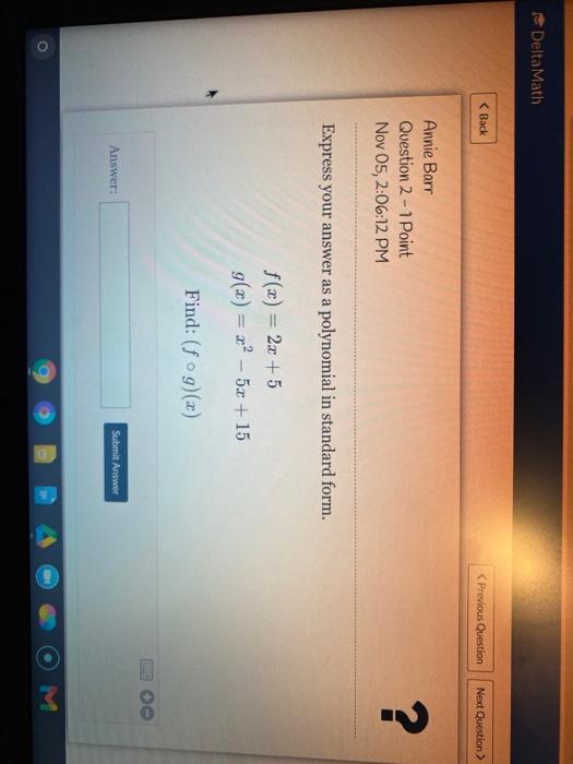 Solved Delta Math | Chegg.com