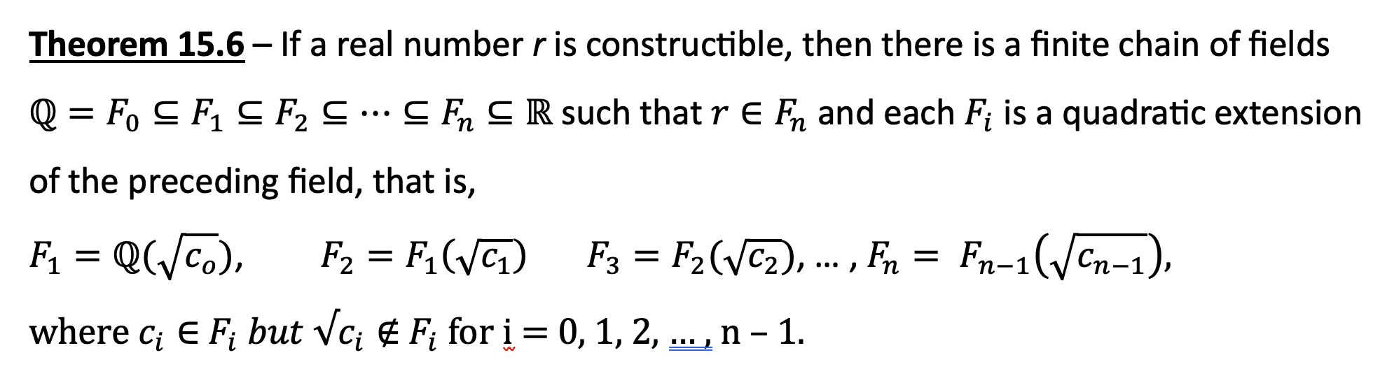 Solved Prove the theoremTheorem 15.6 - If ﻿a real number | Chegg.com