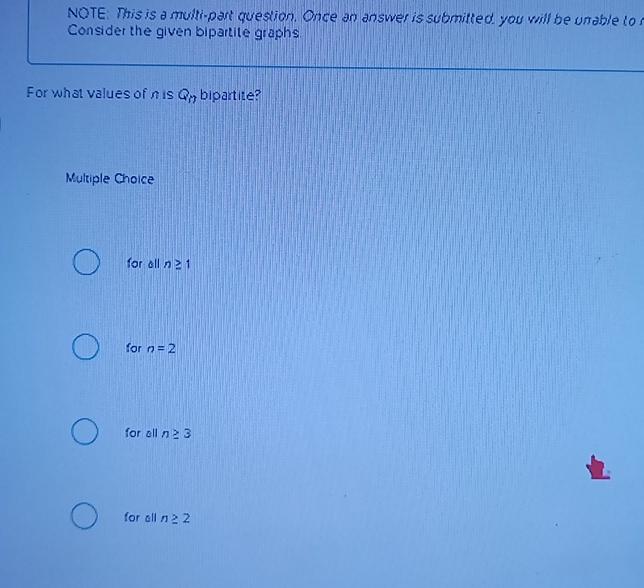 Solved NOTE: This is a multi-part question. Once an answer | Chegg.com