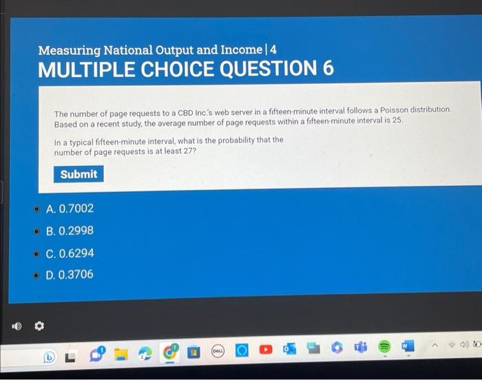 Solved MULTIPLE CHOICE QUESTION 6 The number of page | Chegg.com