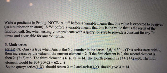Solved Write A Predicate In Prolog Note A4 Before A 9251