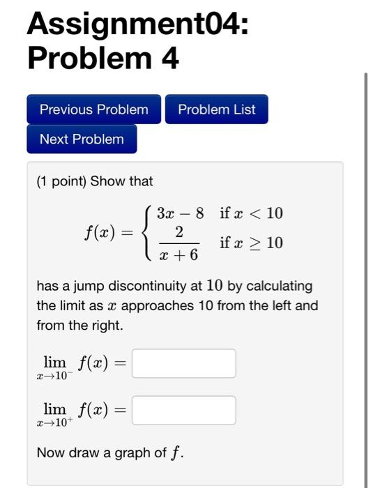 Solved Assignment04: Problem 2 (1 point) Find the value of | Chegg.com