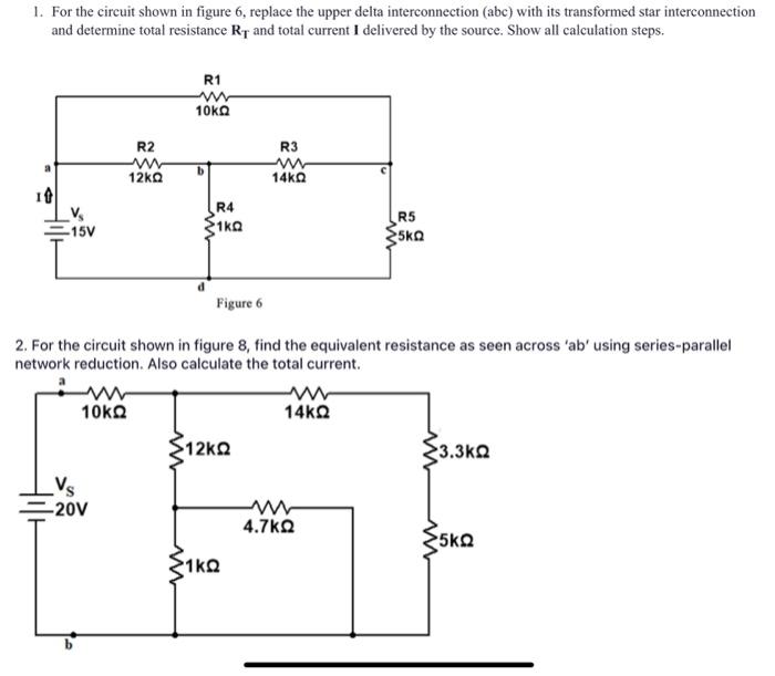 Solved 1 For The Circuit Shown In Figure 6 Replace The