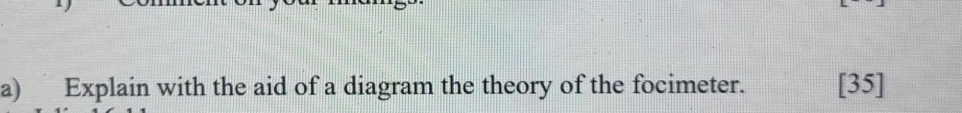 Solved Explain with the aid of a diagram the theory of the | Chegg.com