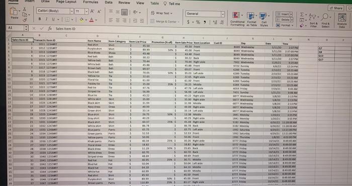 4 Inventory Worlsheet 5. 1) Use an INDEX MATCH | Chegg.com