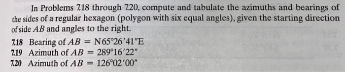Solved In Problems 7.18 through 7.20, compute and tabulate | Chegg.com