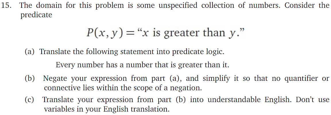 Solved The domain for this problem is some unspecified | Chegg.com