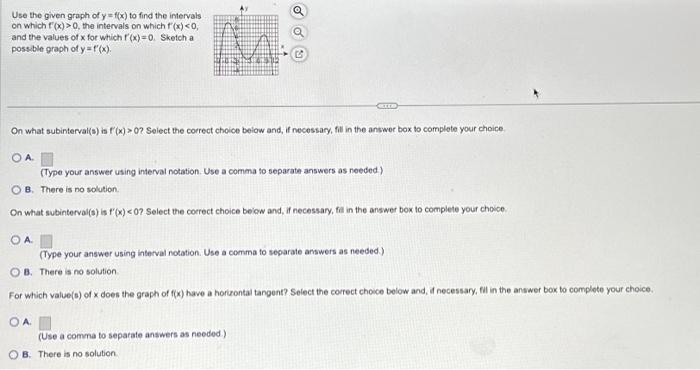 Solved Use the given graph of y=f(x) to find the intervals | Chegg.com