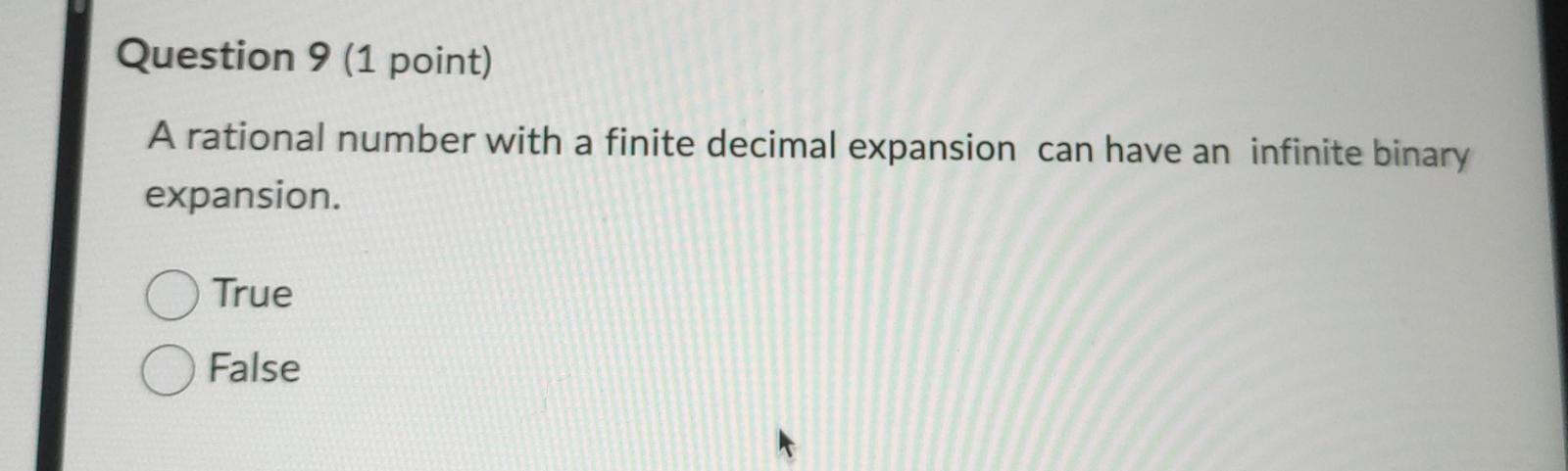 Solved A rational number with a finite decimal expansion can | Chegg.com