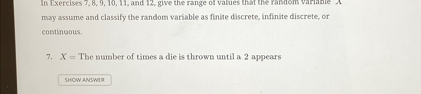 Solved In Exercises 7, 8, 9, 10, 11, ﻿and 12, ﻿give the | Chegg.com