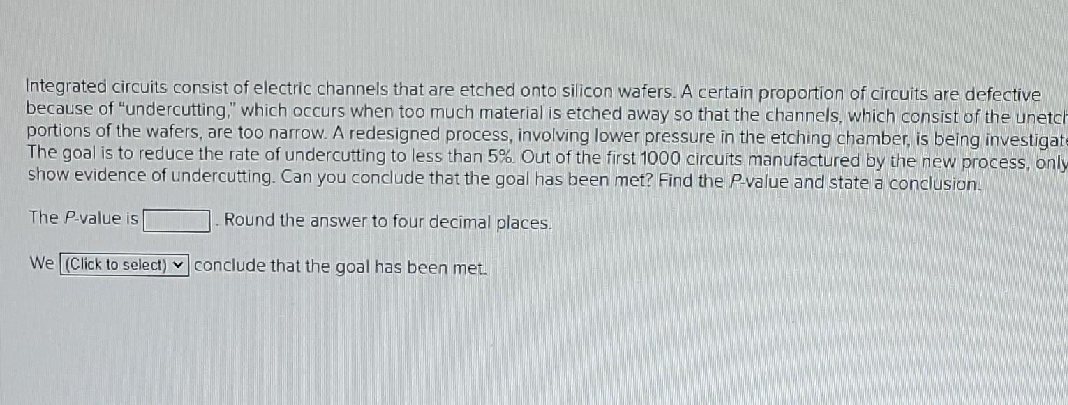 Solved Integrated circuits consist of electric channels that | Chegg.com