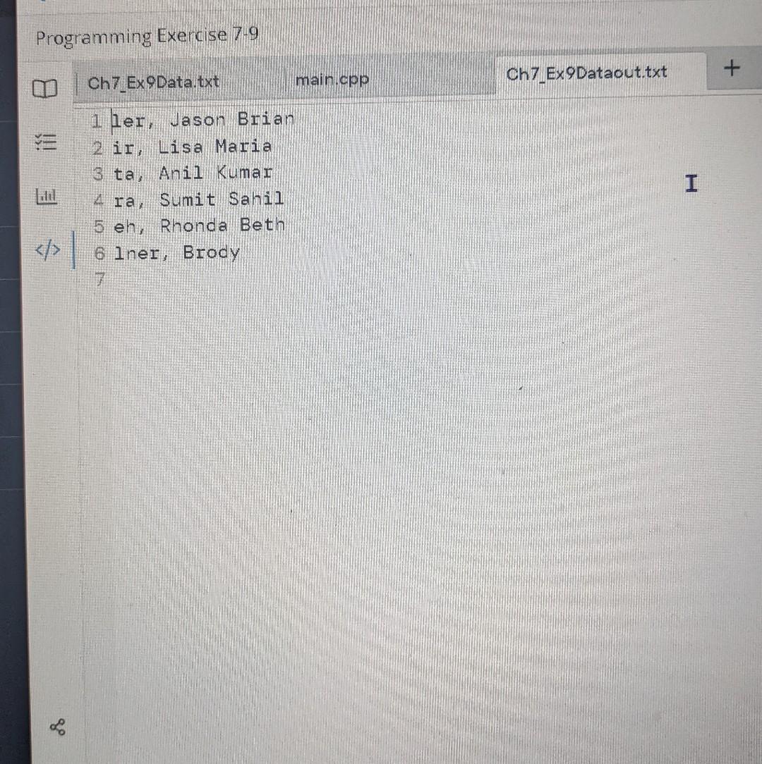 Solved my code isn't working out for me and could use some | Chegg.com