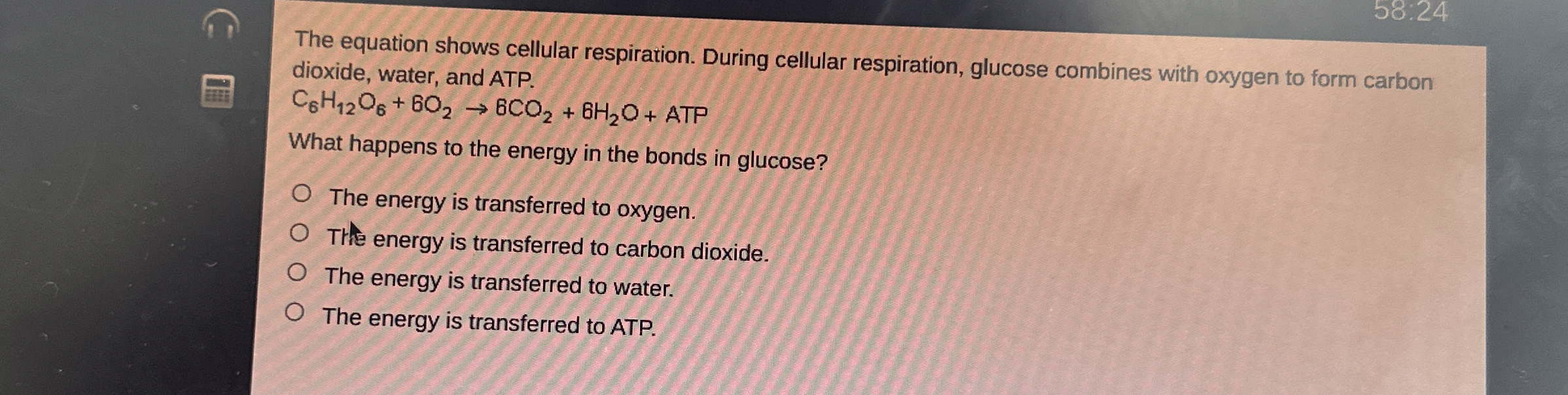 Solved The equation shows cellular respiration. During | Chegg.com