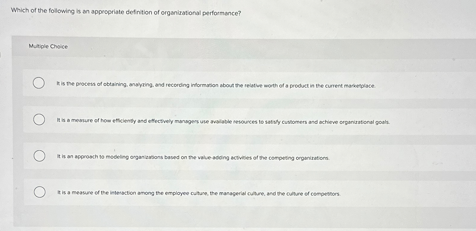 Solved Which of the following is an appropriate definition | Chegg.com