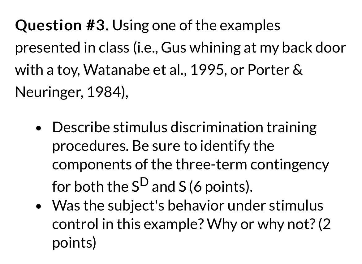 Solved Question #3. ﻿Using one of the examples presented in | Chegg.com