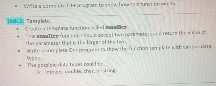 Solved - Write a complete C++ program to show how this | Chegg.com