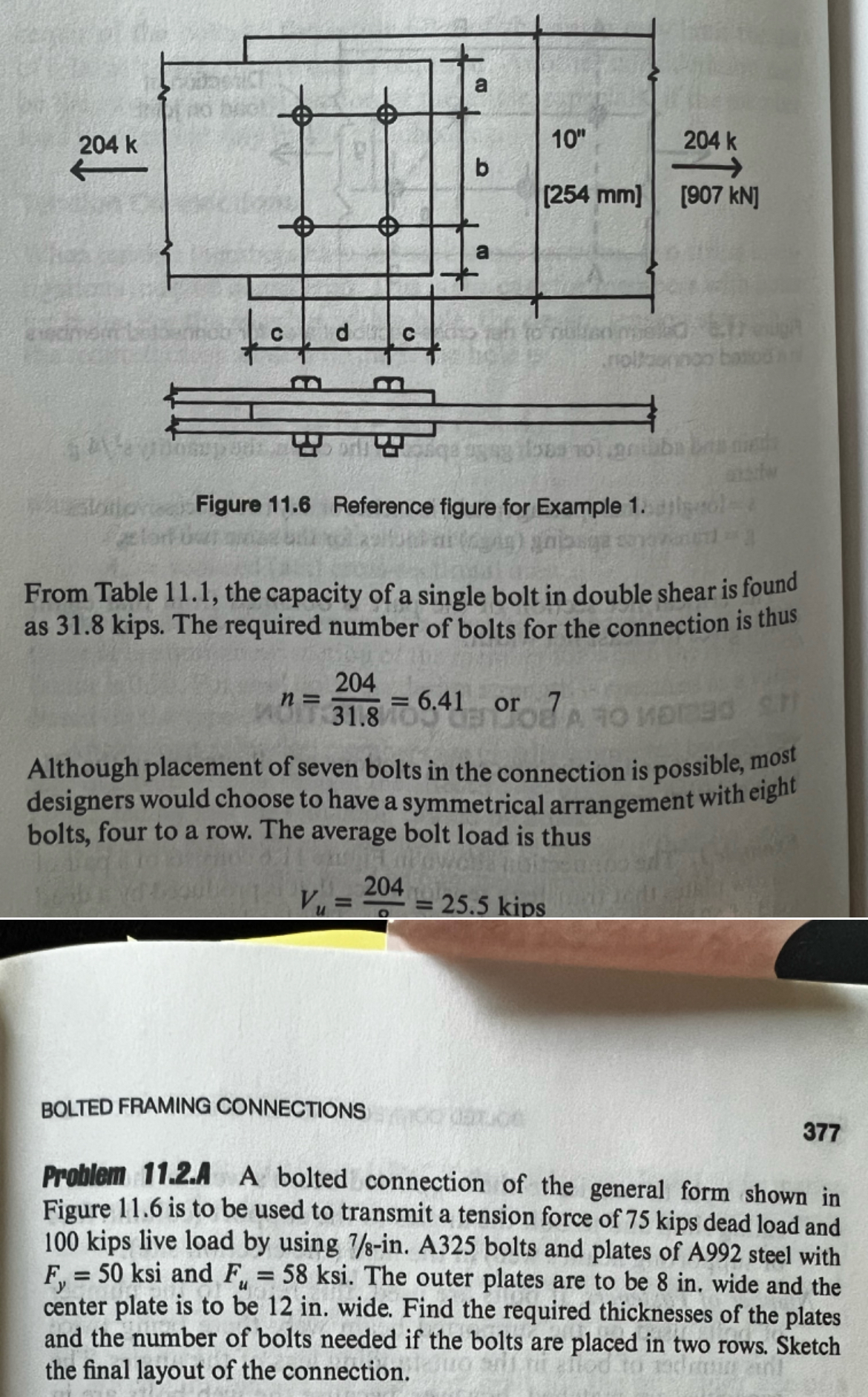 Solved Figure 11.6 ﻿Reference figure for Example 1.From | Chegg.com
