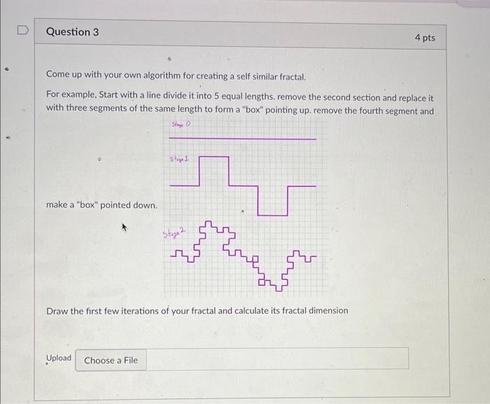 Solved Come up with your own algorithm for creating a self | Chegg.com