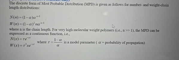 Solved The discrete form of Most Probable Distribution (MPD) | Chegg.com
