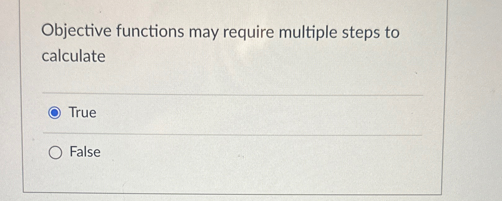Solved Objective functions may require multiple steps to | Chegg.com