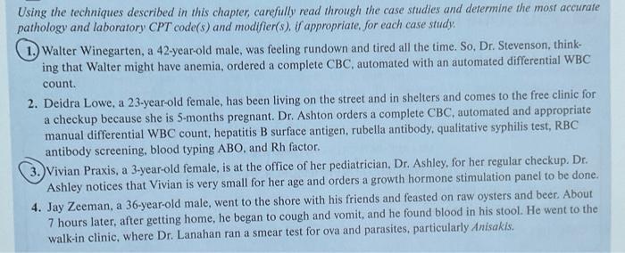 Solved Using the techniques described in this chapter, | Chegg.com