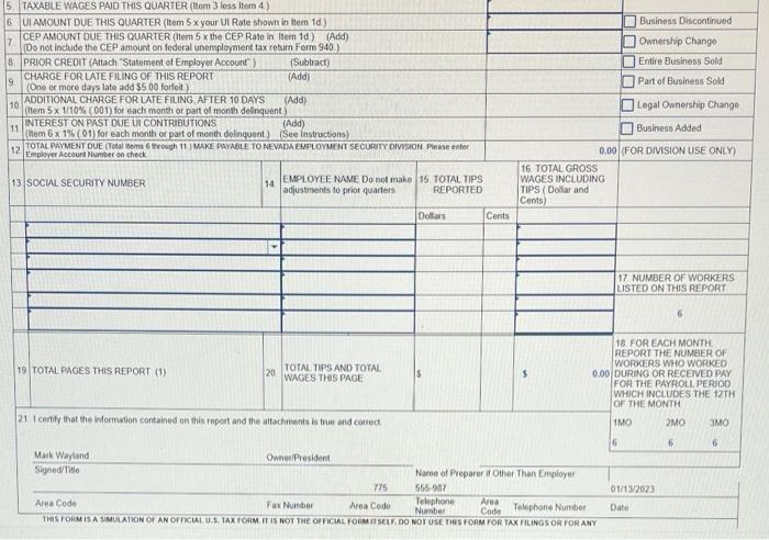 Required information Appendix A Continuing Payroll | Chegg.com